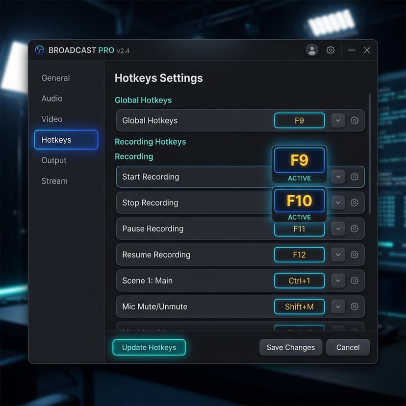 Screen Recording Keyboard Shortcuts on Mac | Screenify Studio